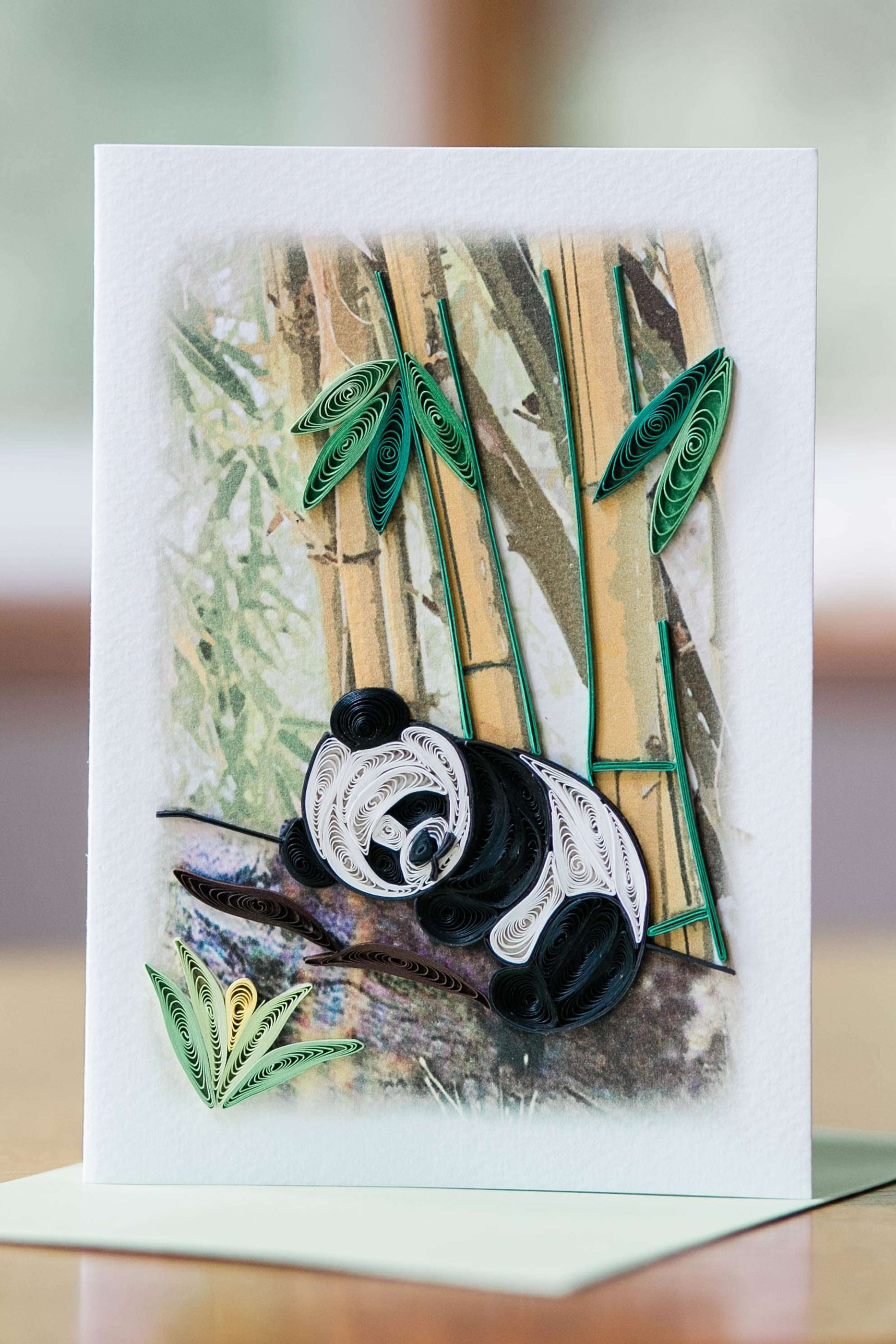 Positively Panda Quilled Card — UViet Store